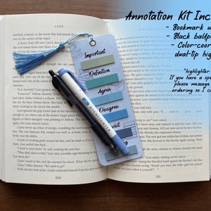 Nonfiction Annotation Bookmark With Tabs Kit, Book Annotating Supplies ...