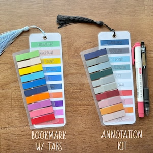 Annotating Bookmark Kit, Book Annotating Kit Reading Supplies, Popular ...