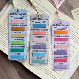 Bookish Annotating Bookmark Kit, Book Annotating Supplies, Popular ...