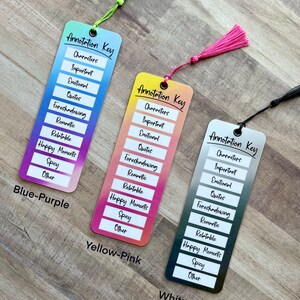 Annotation Bookmark With Tabs, Book Annotating Kit Supplies, Popular ...