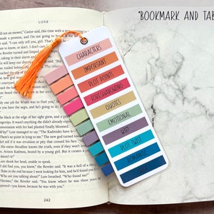 Annotation Bookmark With Tabs Kit, Book Annotating Supplies, Popular ...