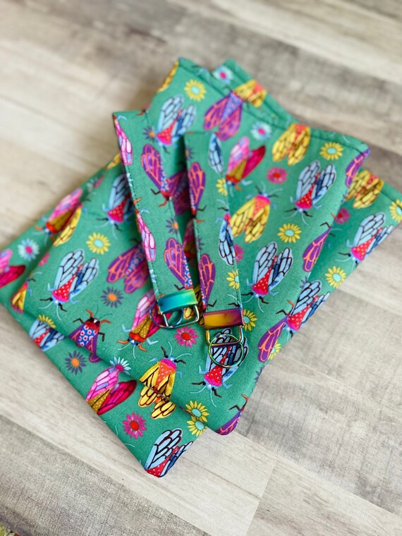 Insect Booksleeve Cicadas Book Cover Large and Small Book | Etsy