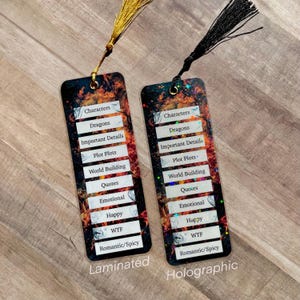Fantasy Fourth Wing Inspired Annotation Bookmark With Tabs, Book ...