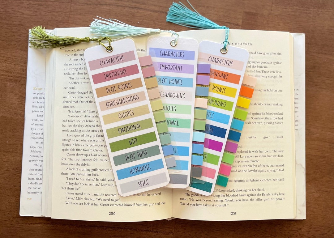 Annotation Bookmark With Tabs, Book Annotating Kit Supplies, Popular ...