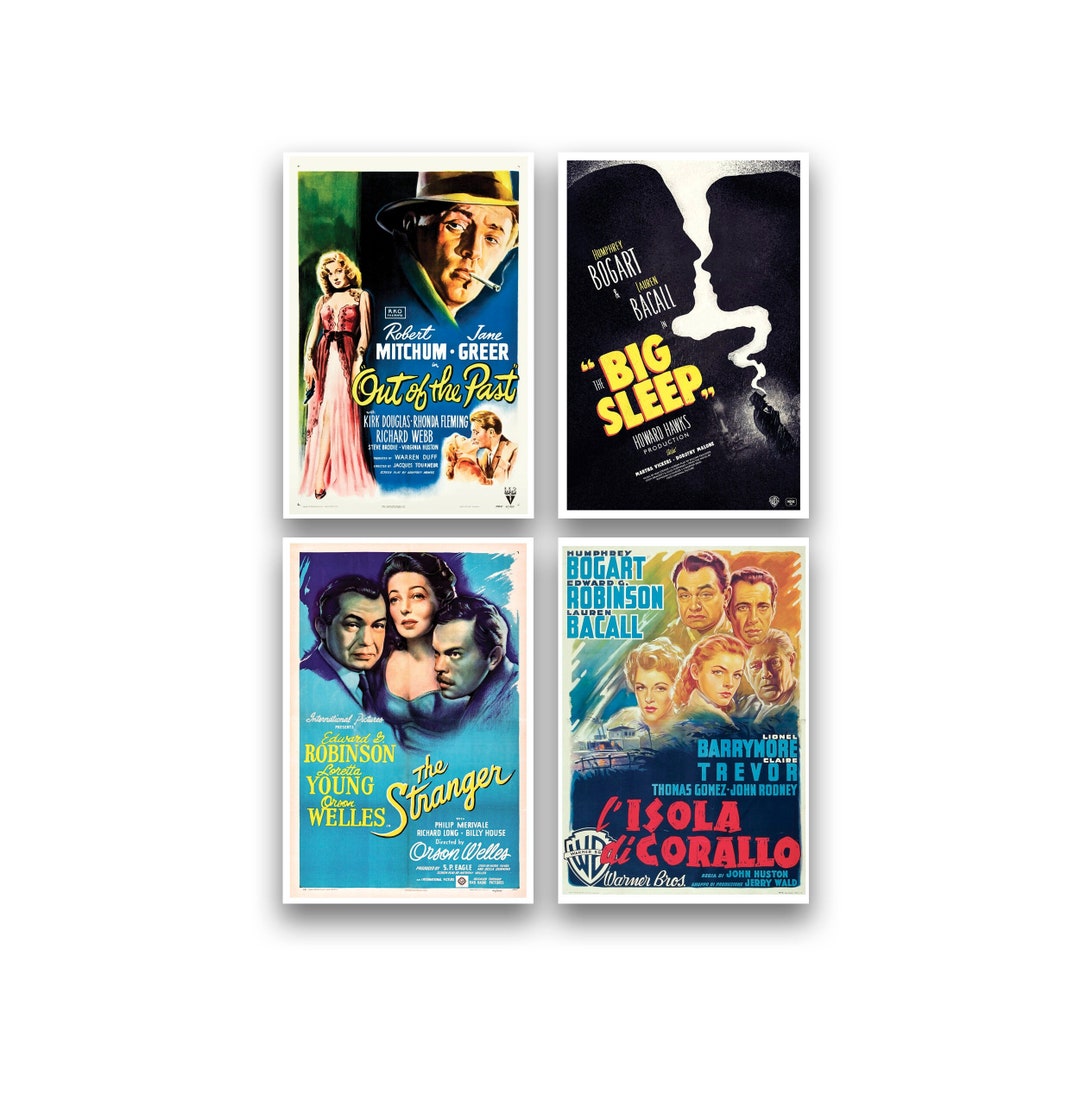 Classic Film Noir Movie Art Prints, Large, Reproductions, Classic ...