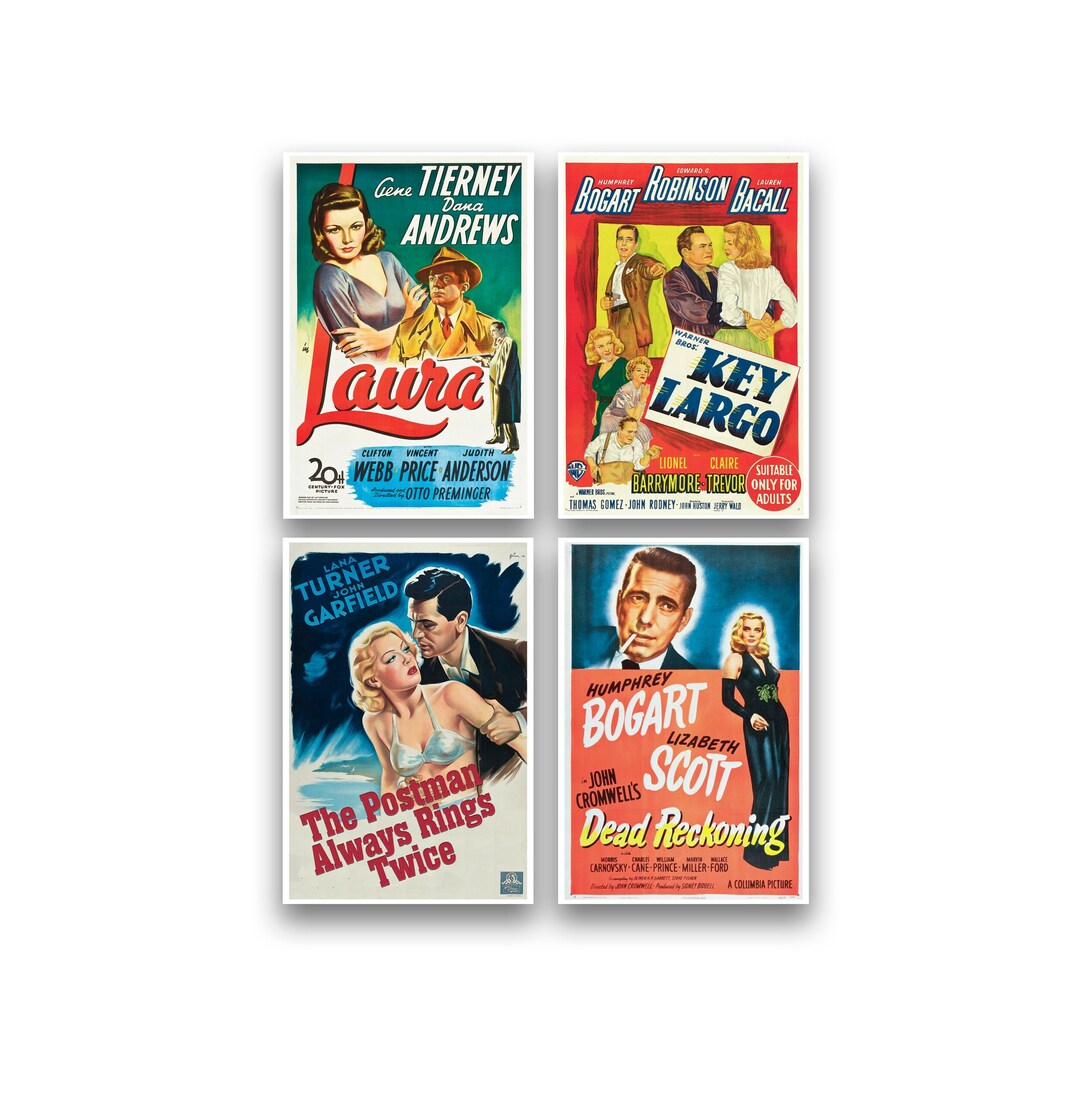 Classic Film Noir Movie Art Prints, Large, Reproductions, Classic ...