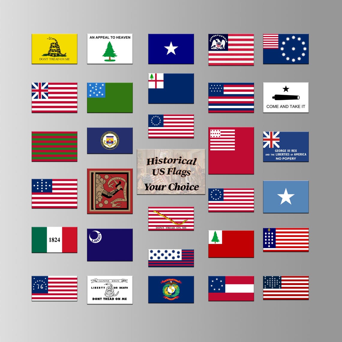 Flags of the World on Magnets. Country, State, City, Historical ...