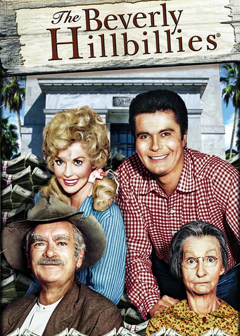 Retro TV Sitcoms From the 1960s, Images on Refrigerator Magnets ...