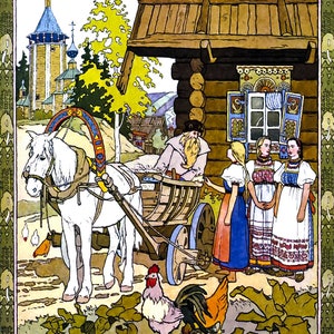 Russian Folklore and Fairy Tales, Illustrations by Ivan Bilibin ...