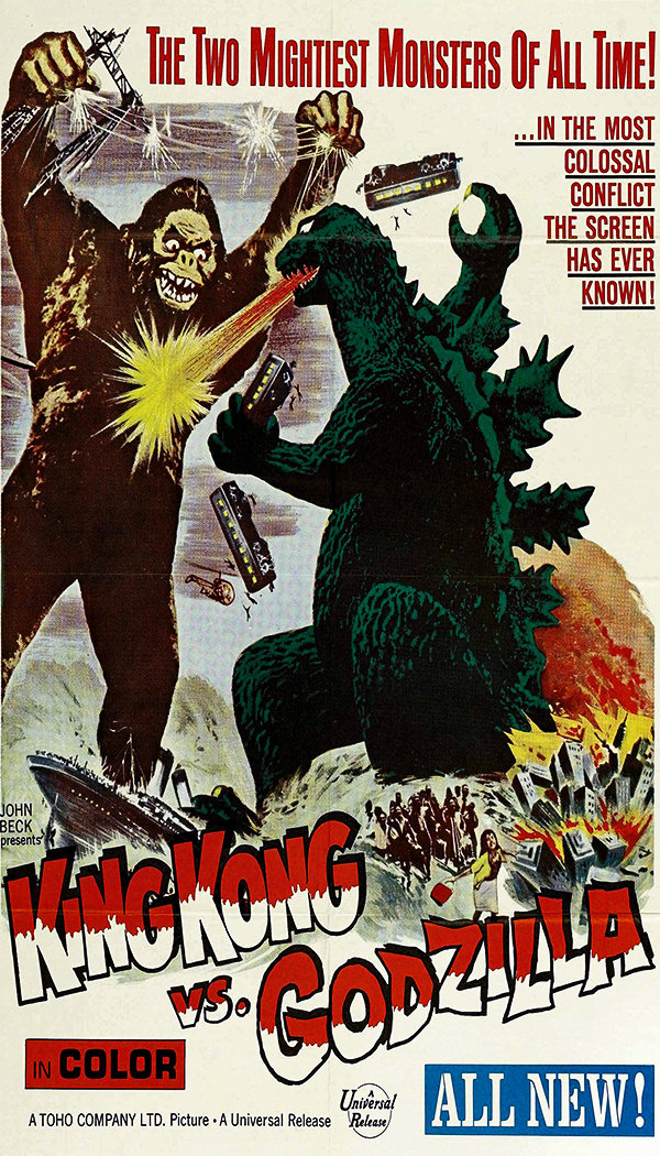 Classic Japanese Monster Movie Posters on Magnets. English Language ...