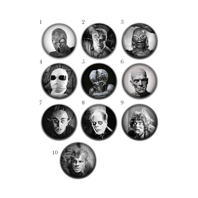 Universal Monster Pins - Etsy