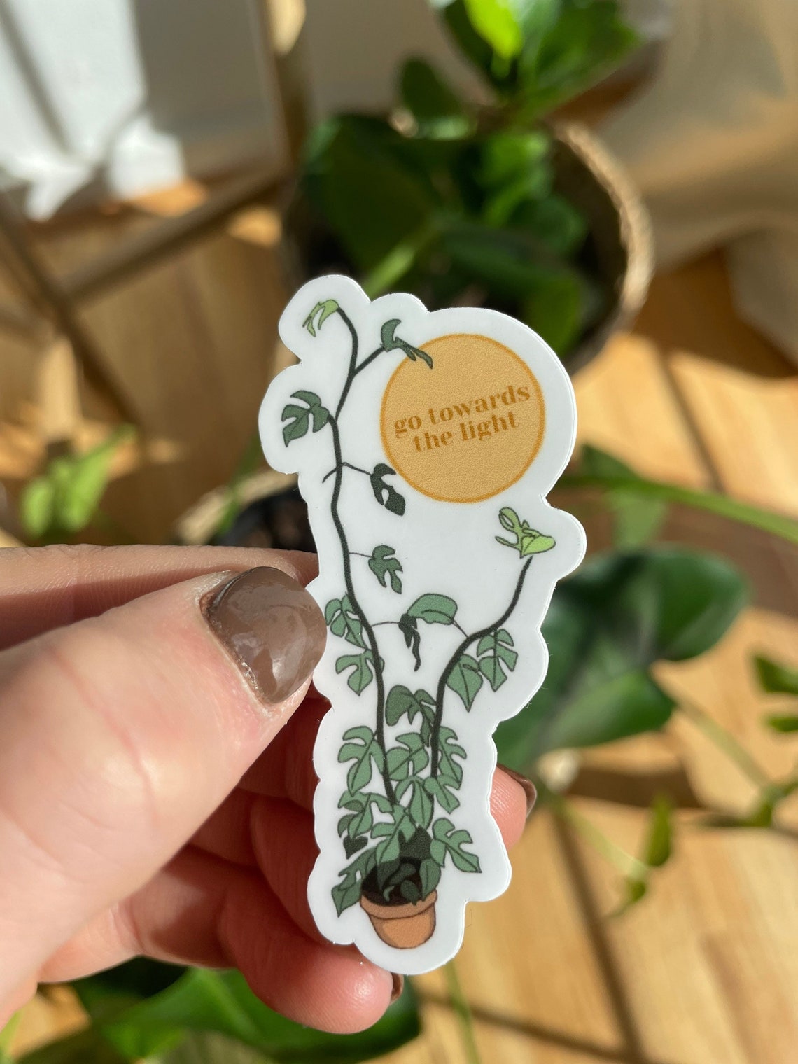 Plant Therapy Sticker Plant Mom Sticker Vinyl Die Cut - Etsy