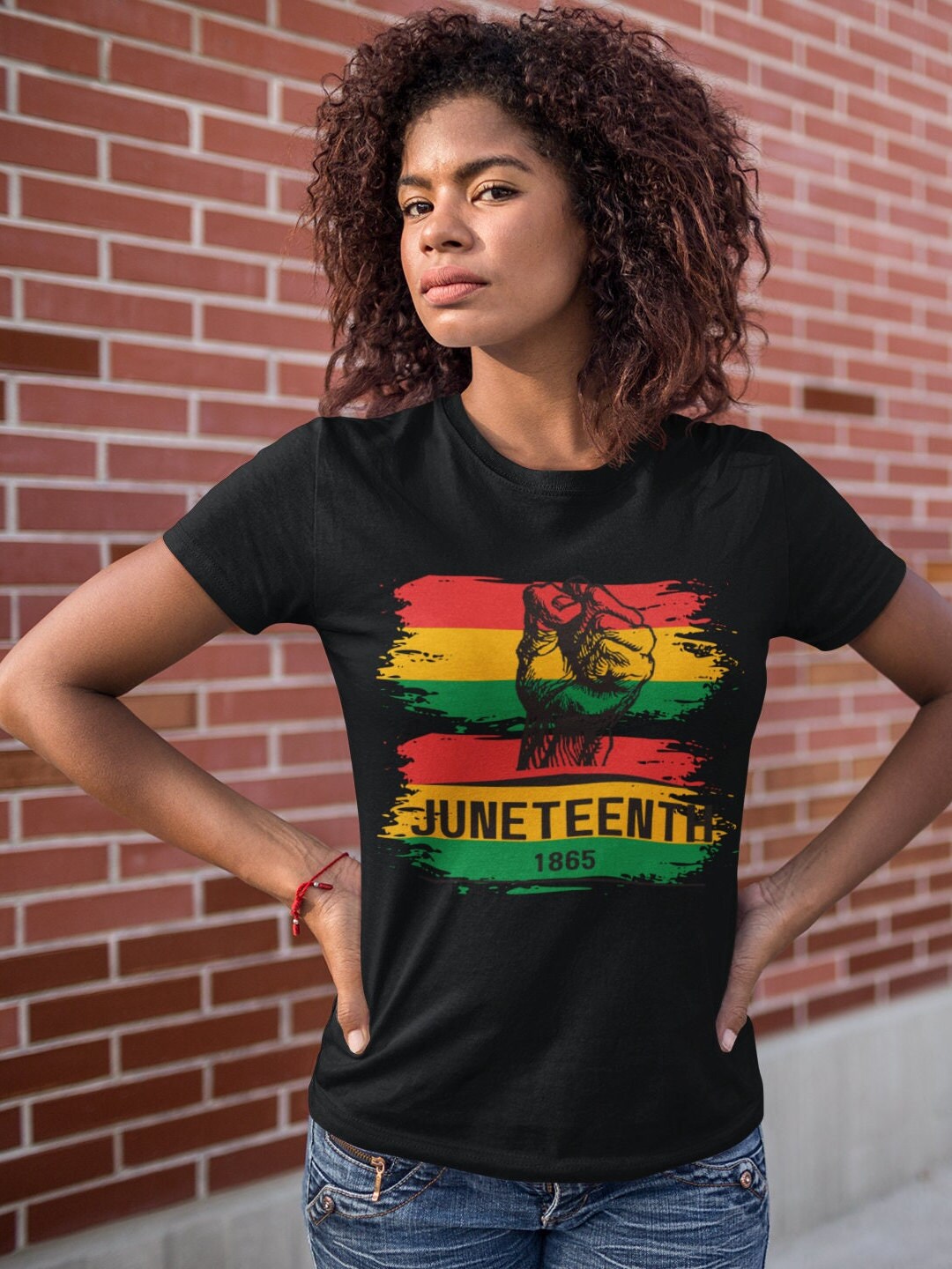 1865 Juneteenth Shirt, Emancipation Day Shirt, Afro Woman Shirt, Black ...