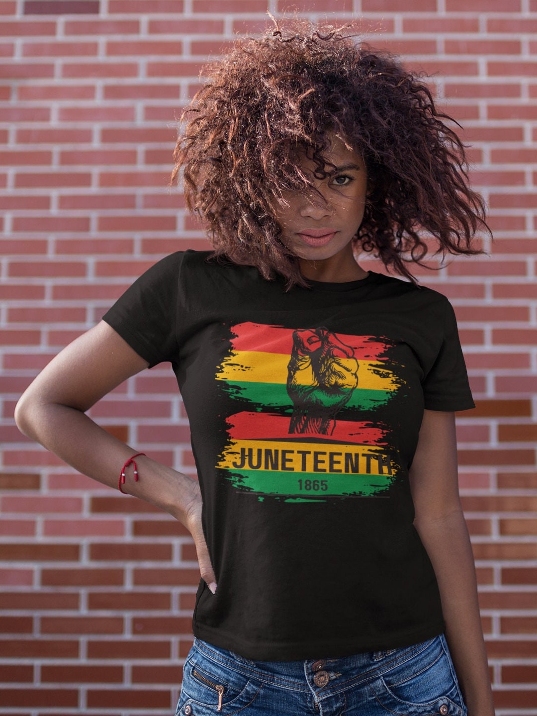 1865 Juneteenth Shirt, Emancipation Day Shirt, Afro Woman Shirt, Black ...