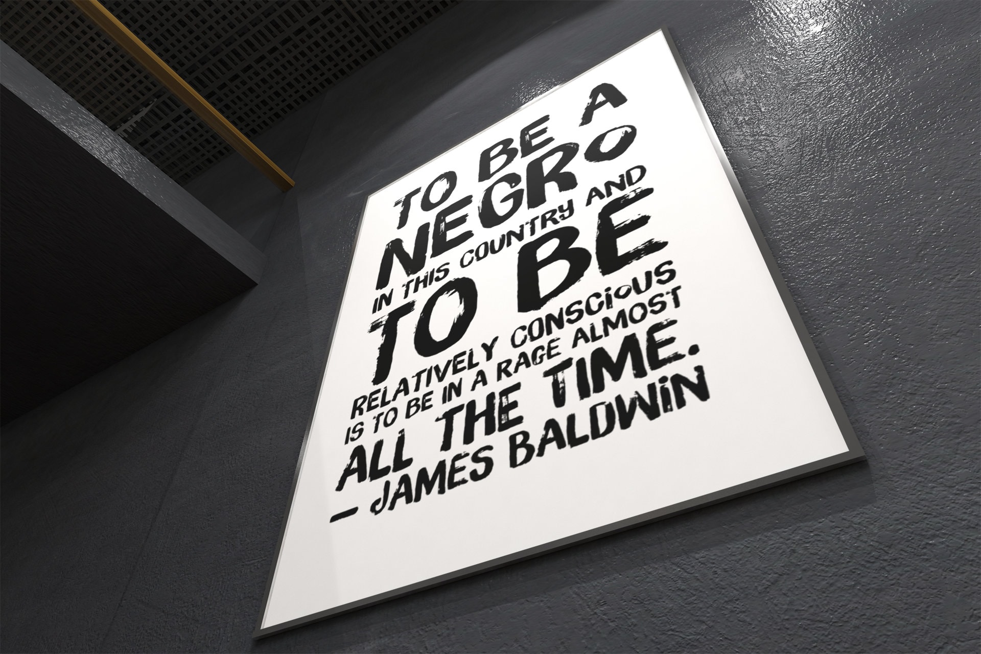 James Baldwin Quote Poster: Black History Empowerment Wall Art - Etsy