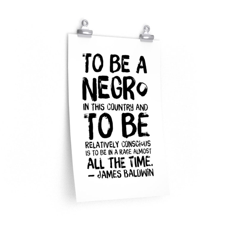 James Baldwin Quote Poster: Black History Empowerment Wall Art - Etsy