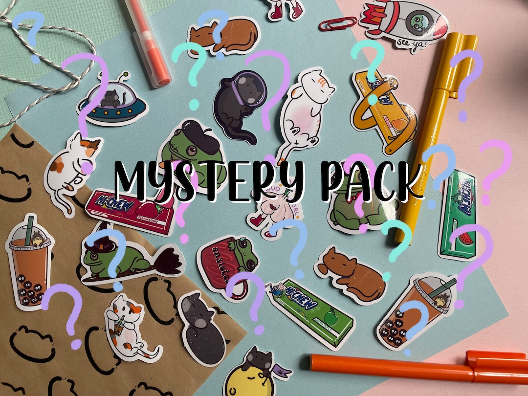 Mystery Sticker Packs - Etsy