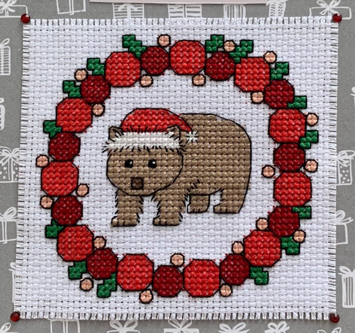 Christmas Wombat Cross Stitch Pattern Instant Download PDF - Etsy