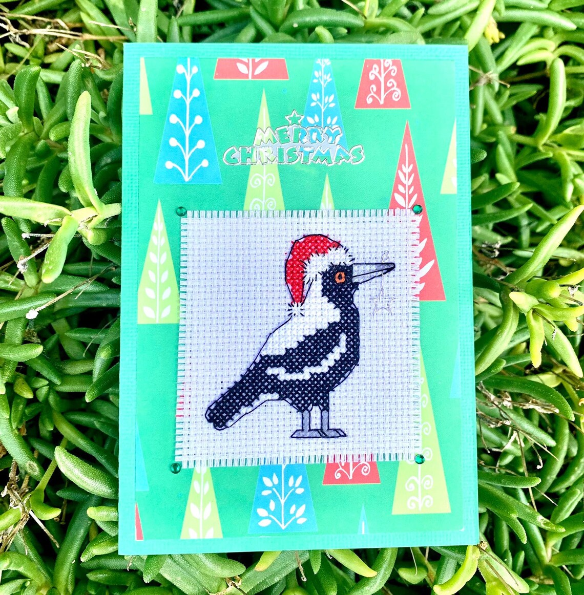 Magpie Christmas Cross Stitch Pattern Instant Download PDF Australian ...