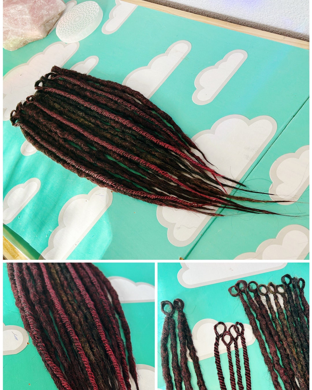 Partial Synthetic Dreadlock Extensions Set of 13 SE and 2 DE - Etsy