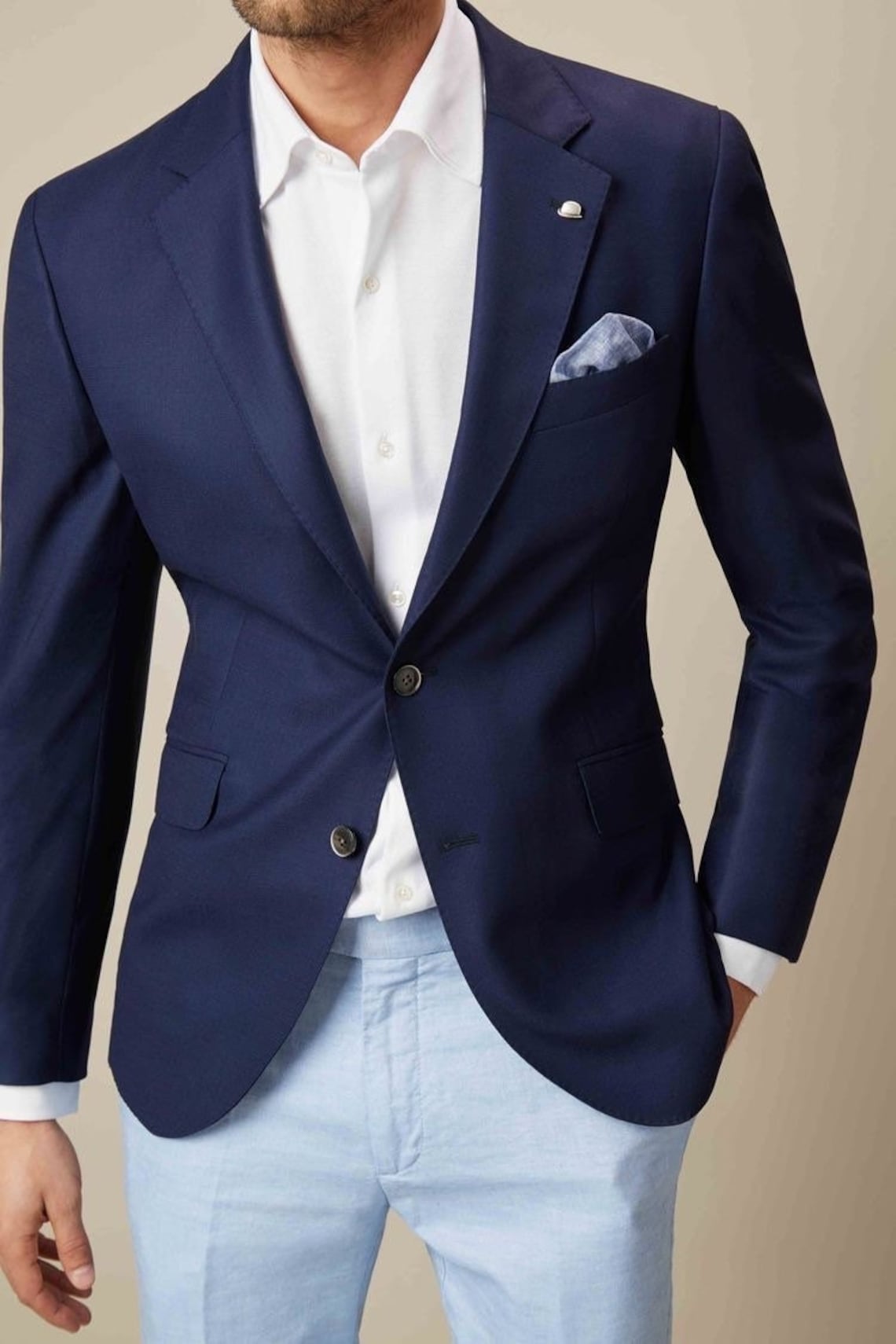 Blue Coloured Blazer for Men Jacket for Men Coat for Men Casual Jacket ...
