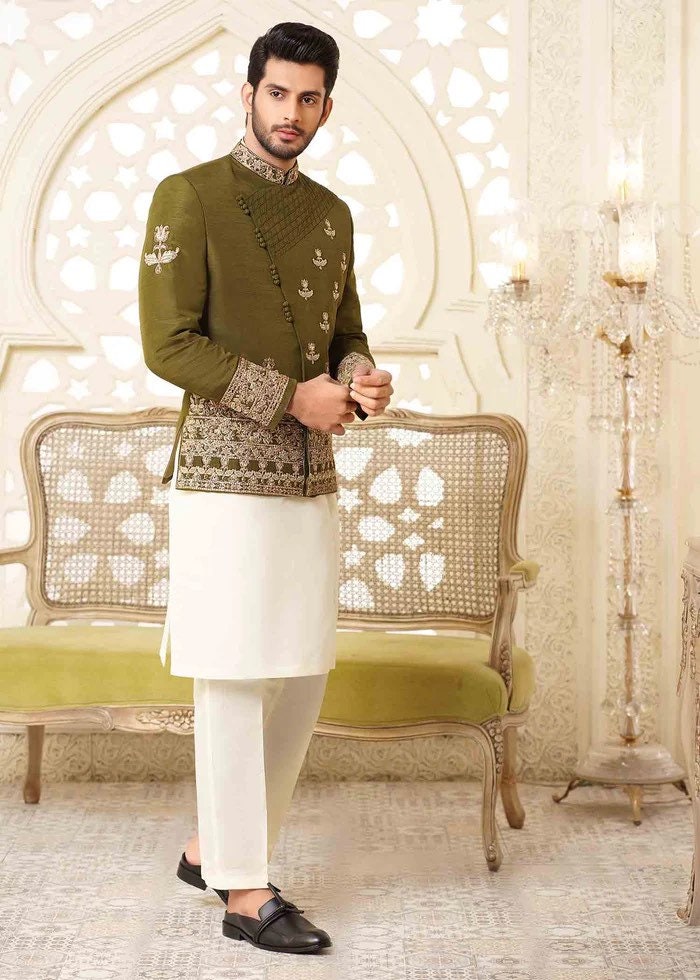 Kurta Jodhpuri Suit for Men Bandgala With Kurta Kurta Coat - Etsy