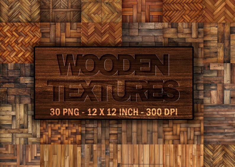 30 Wooden Floor Textures Digital Papers Digital Textures - Etsy