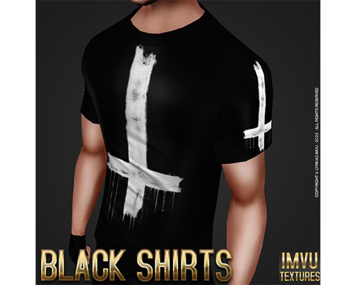 IMVU Black Shirts - Etsy