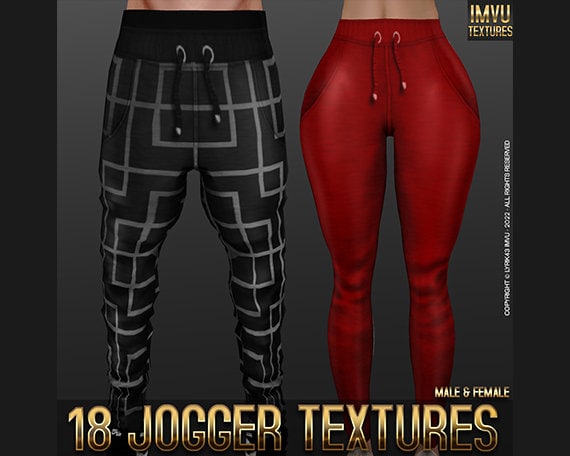 IMVU 18 Jogger Textures - Etsy