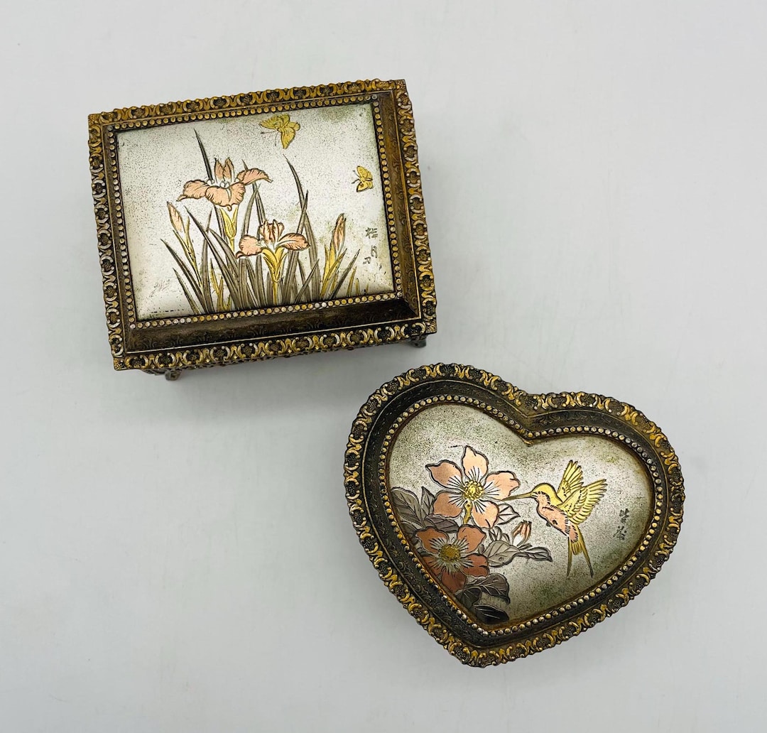 Ornate Gold Metal Music Trinket Boxes (sold Individually) - Schmid ...