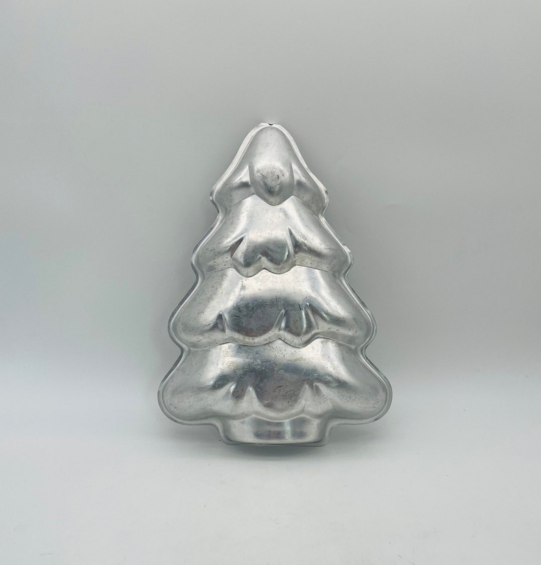 Wilton Christmas Tree Cake Pan/vintage Holiday Cake Pan/1986 Made in ...