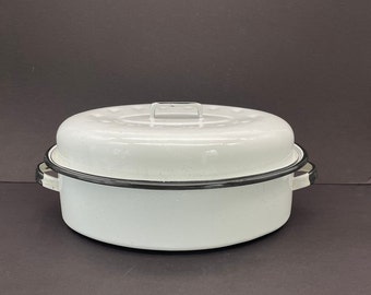 Vintage Enamel Pan - Etsy