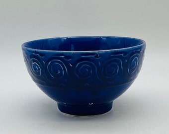 Vintage Cobalt Blue French Country Fruit Colander, Berry Bowl - Etsy