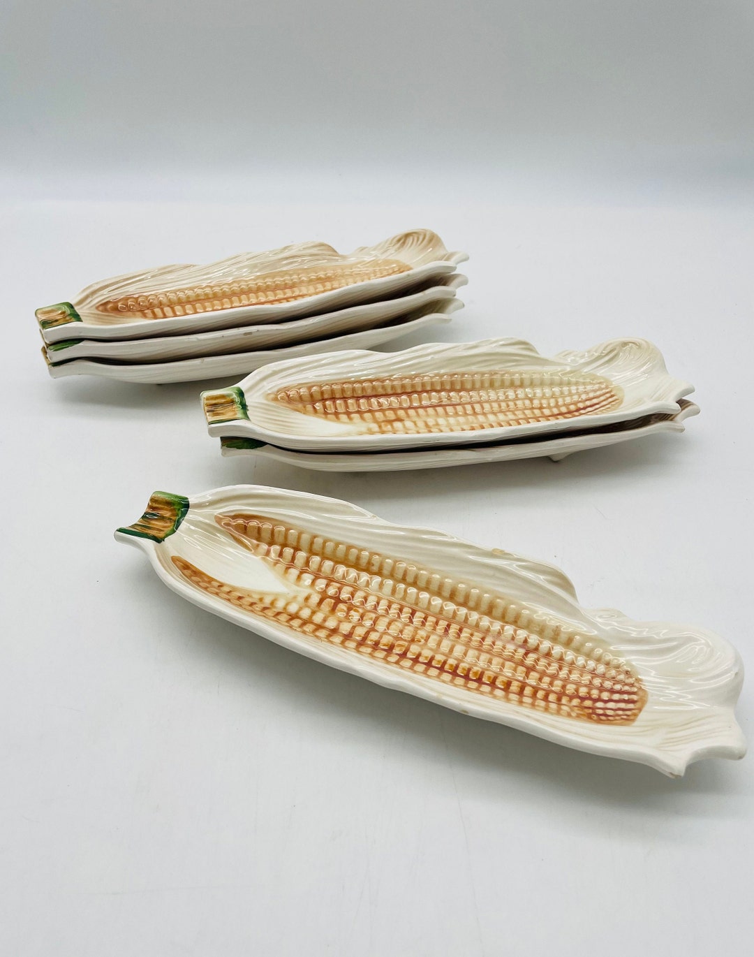 Midcentury Ceramic Corn on the Cob Dishes/holders, Set of 6 - Etsy