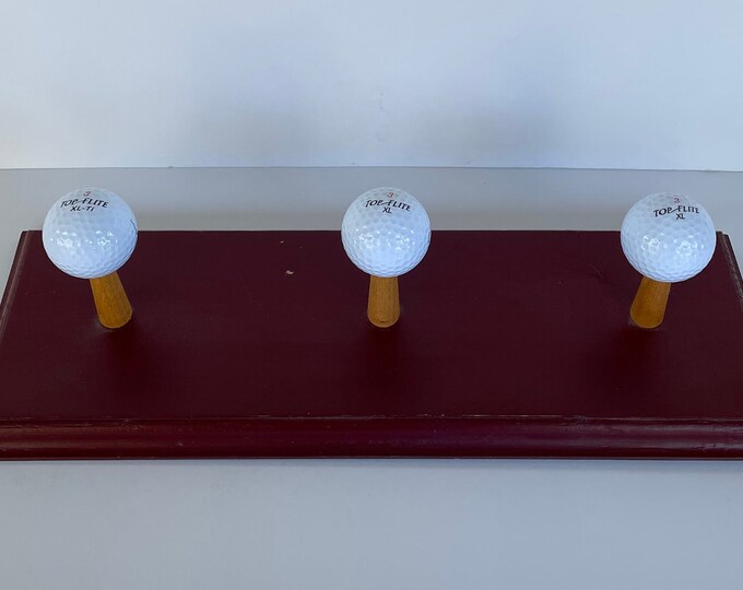 Solid Wood Golf Ball Peg Rack/vintage Peg Rack - Etsy