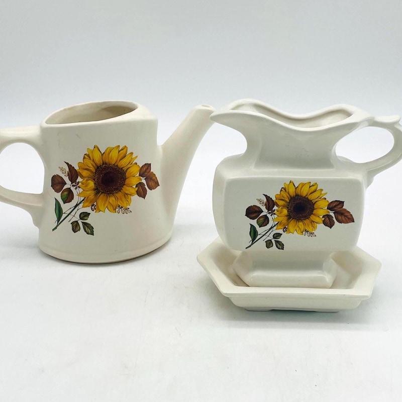 Sunflower Pitcher - Etsy