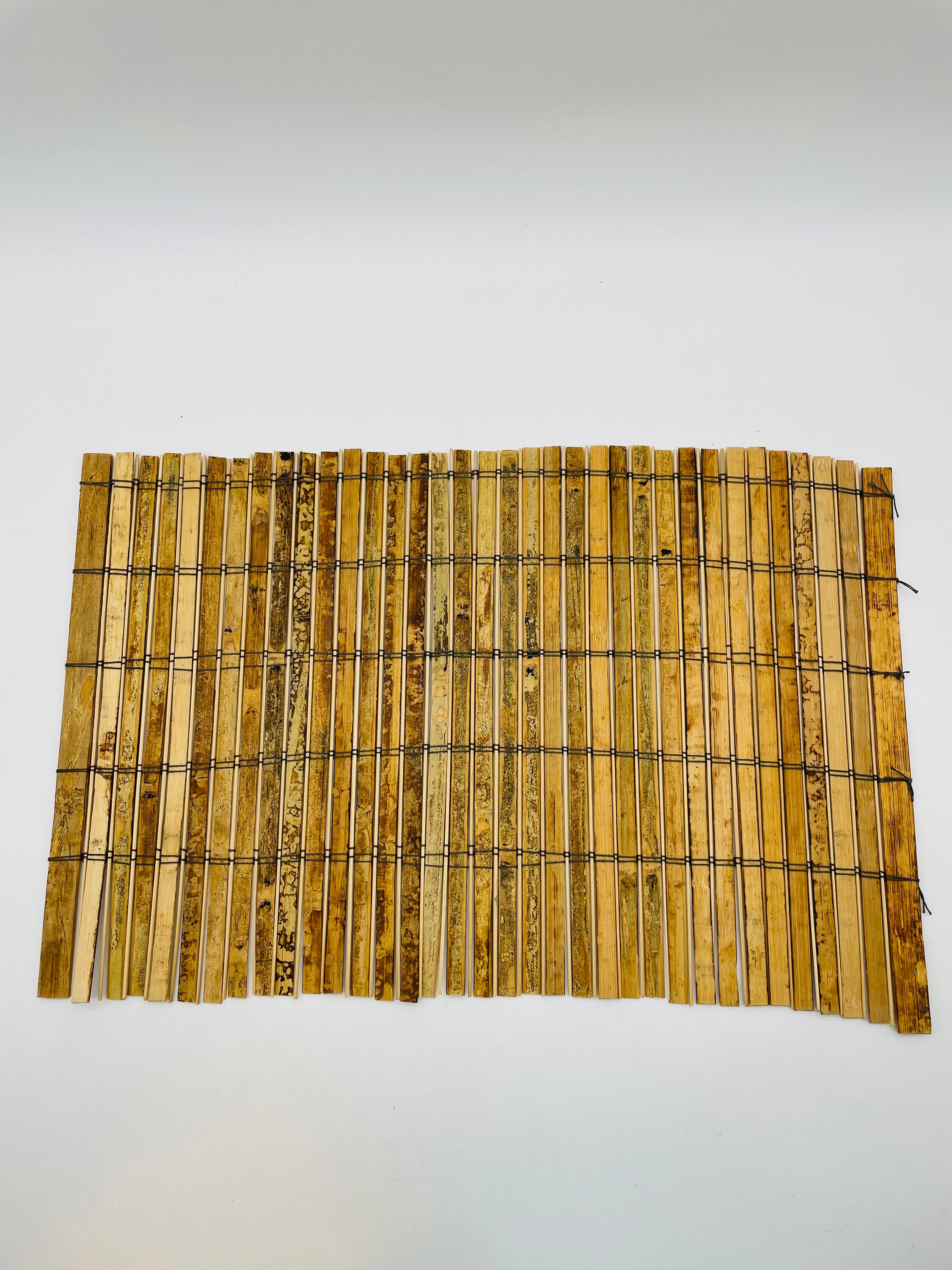 Bamboo Rectangle Placemats Set of 2/vintage Boho - Etsy