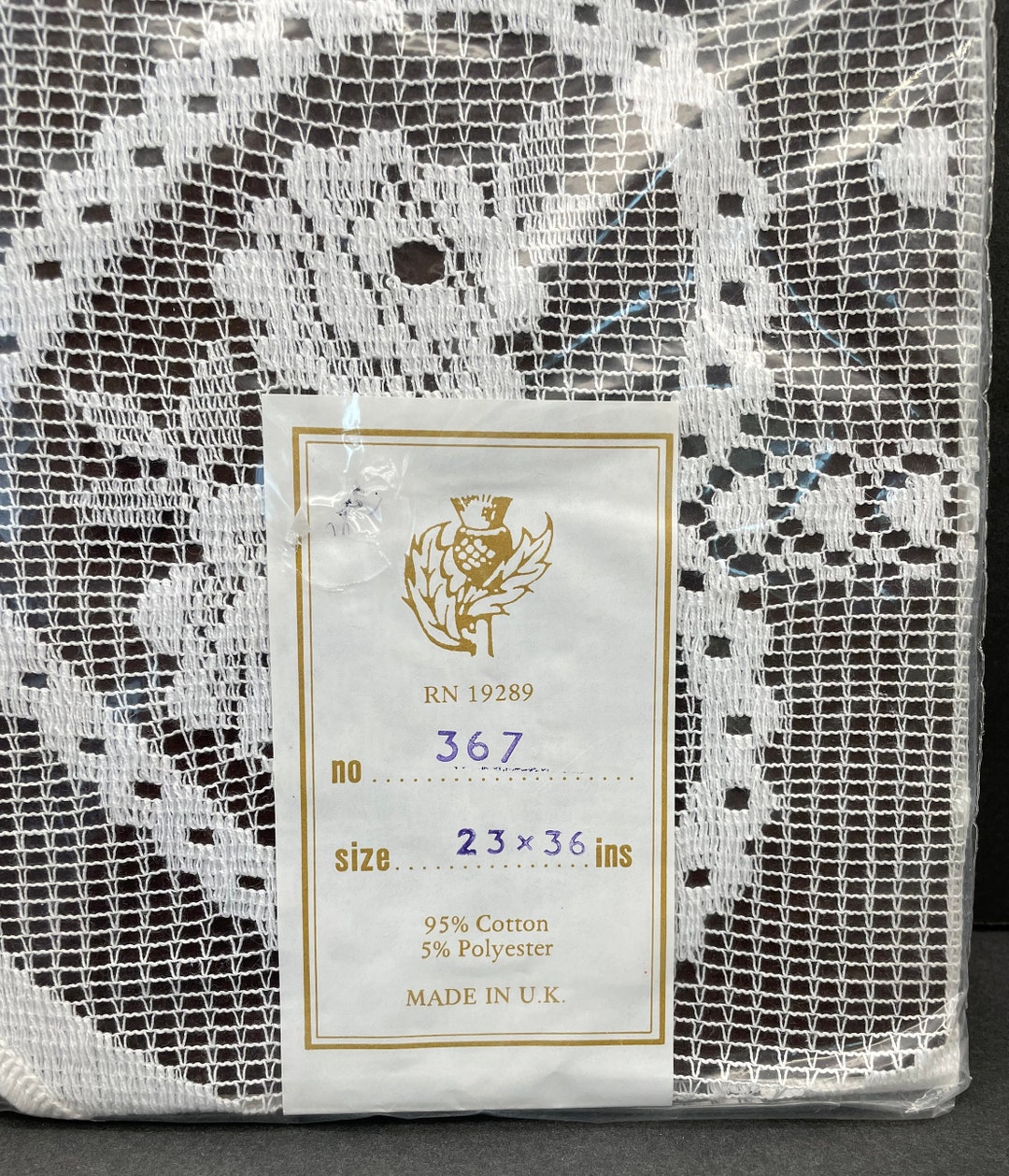 Vintage Embroidered Lace Swag Valance Curtain, 23 X 36, One Pair/made ...