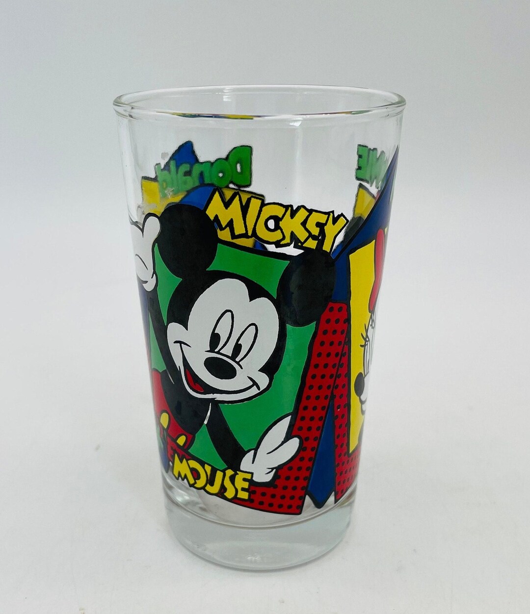 Disney Anchor Hocking Mickey, Minnie & Donald 8 Oz. Glass Tumbler - Etsy