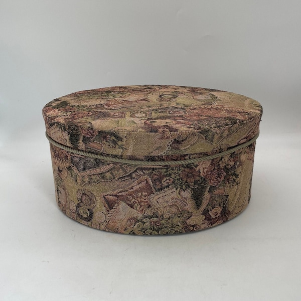 Victorian Hat Box - Etsy