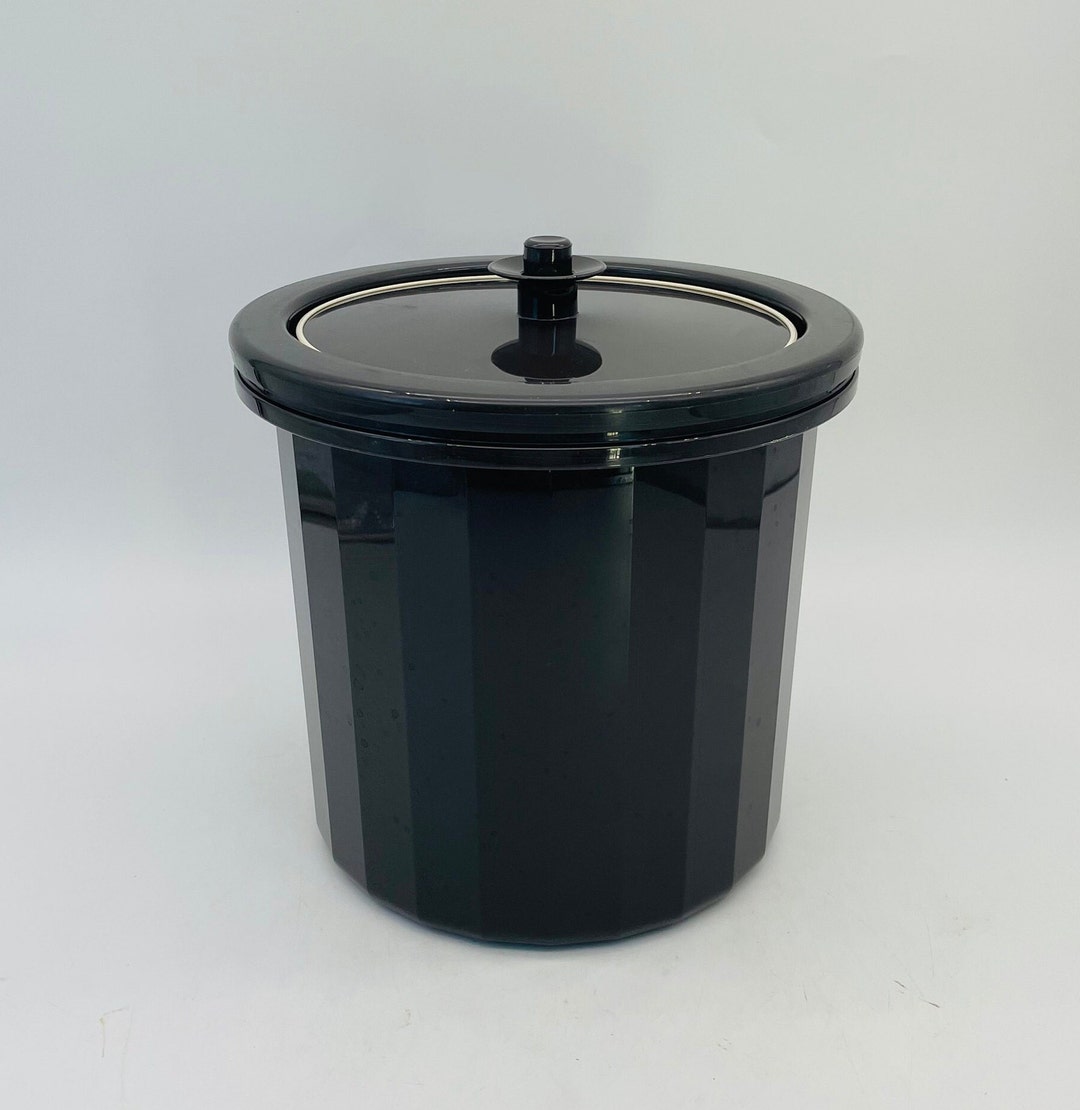 Black Tupperware Insulated Ice Bucket - Etsy