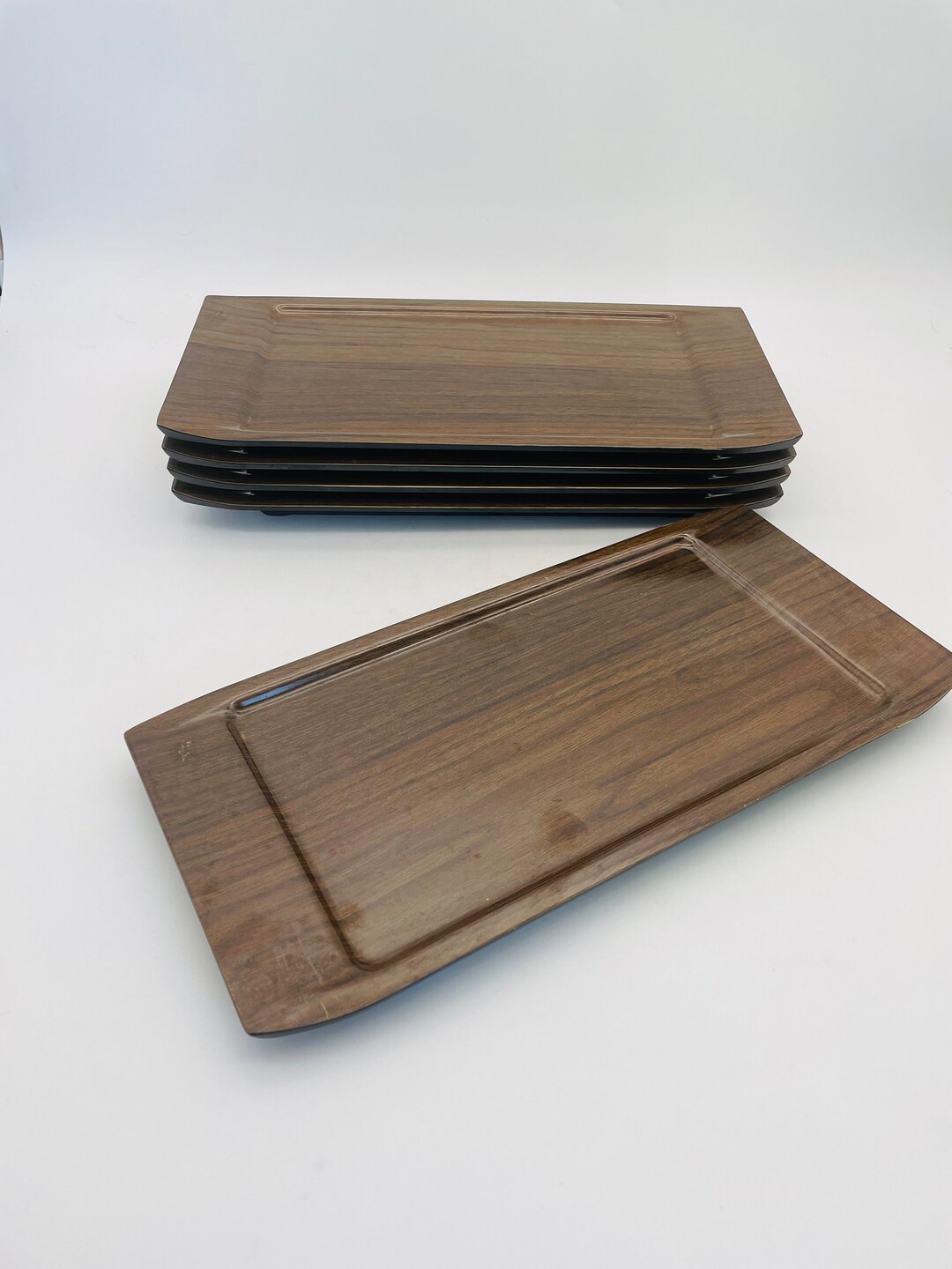 Pyrex Ware Faux Wood Melamine/plastic Trays 6069-T each One Sold ...