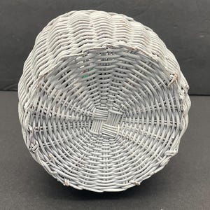 Avon "sam the Snowman" Wicker Container - Etsy