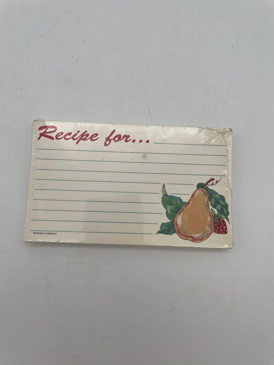 Pack of 50 Recipe Cards 3 X 5 in Fruit Motif - Etsy