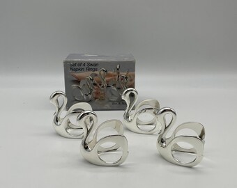 Swan Napkin Rings | Etsy