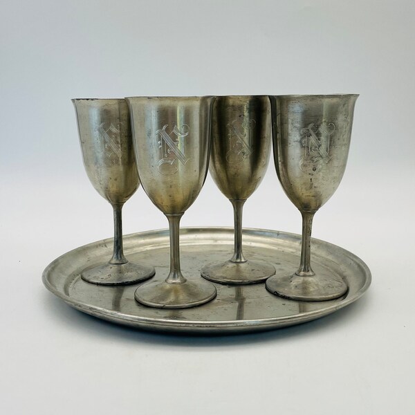 Pewter Goblet - Etsy