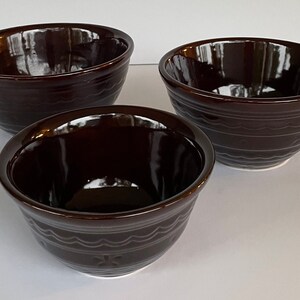 Marcrest Daisy Dot Nesting Mixing Bowls, Set of 3/mid Century Stoneware ...