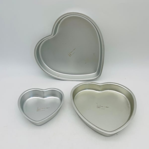 Aluminum Vintage Heart Baking Pan - Etsy