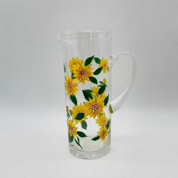 Hand Painted Pitcher - Etsy