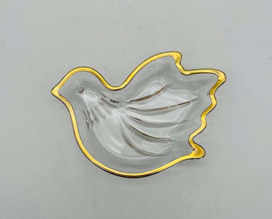 Mikasa Gold Rimmed Dove Dish/vintage Candy/nut/trinket Dish - Etsy